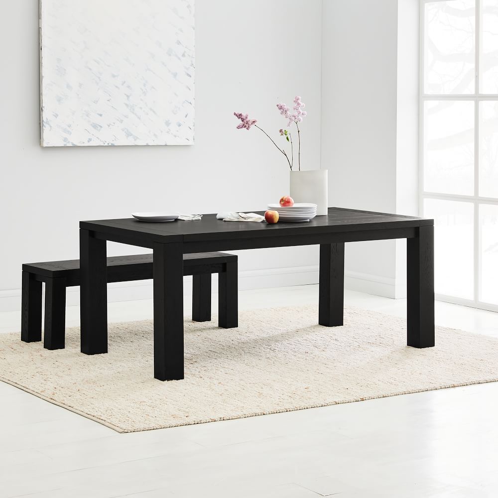 Tahoe Dining Table Blackened Oak west elm Australia